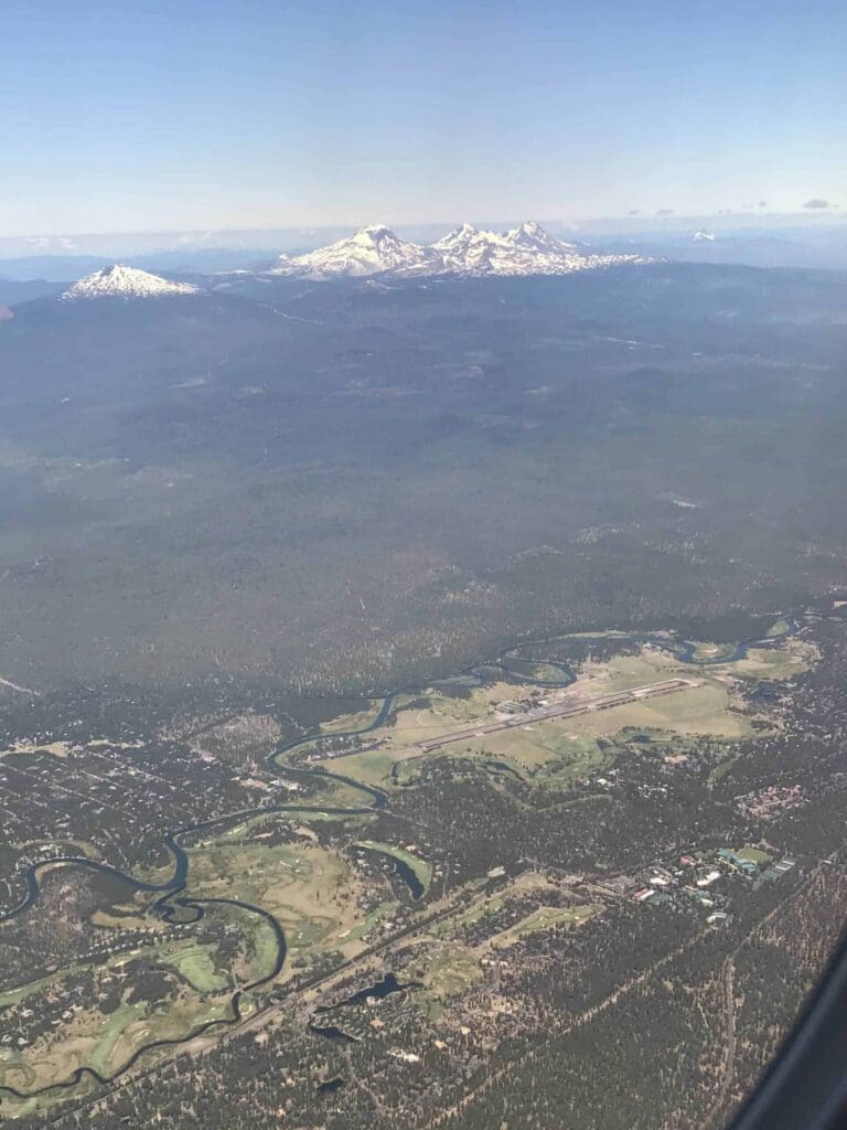 Aerial Photos from Flight to Bend Oregon from San Francisco